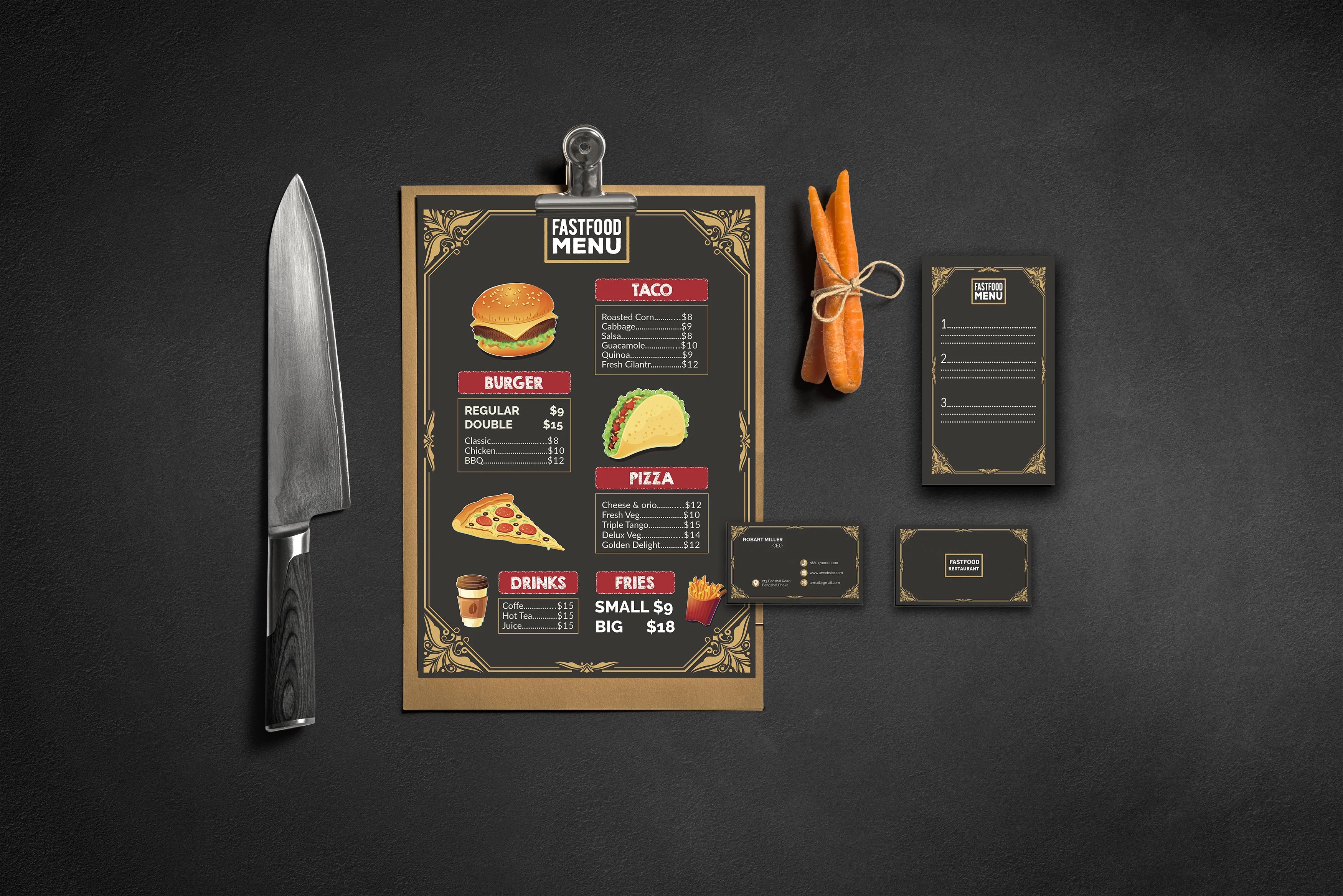 Visually Appealing Menu Design | Kobowork
